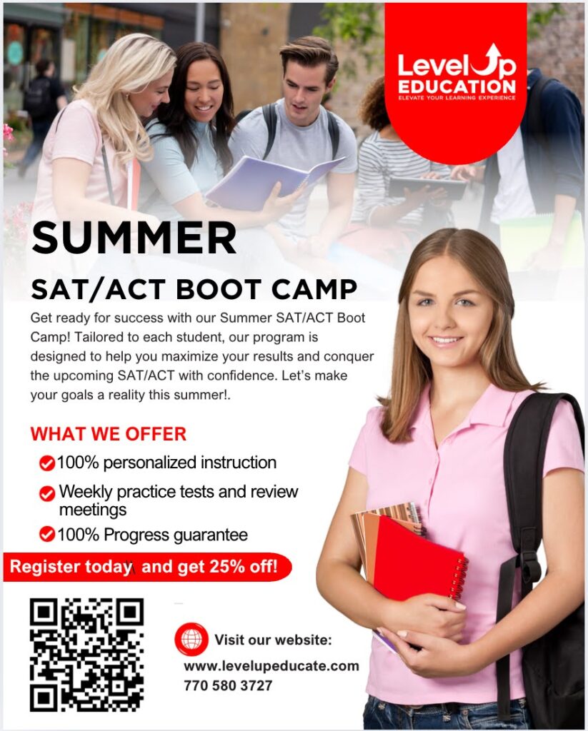 LevelUp SAT/ACT Boot Camp - Elevate your score!